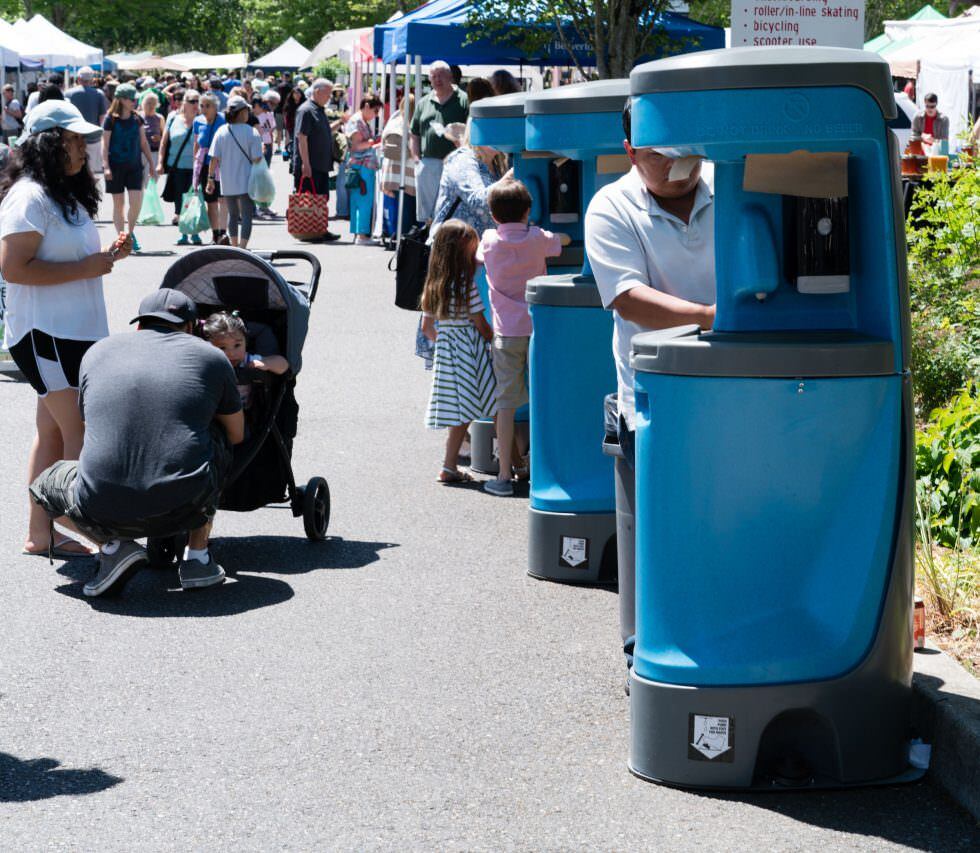 Handwashing Stations Improve Public Health at Events - American SaniCan